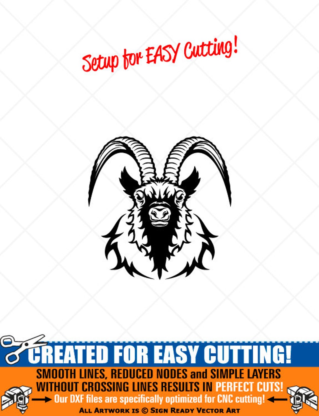 SABLE ANTELOPE Head Clipart-vector Clip Art Graphics-digital Download ...