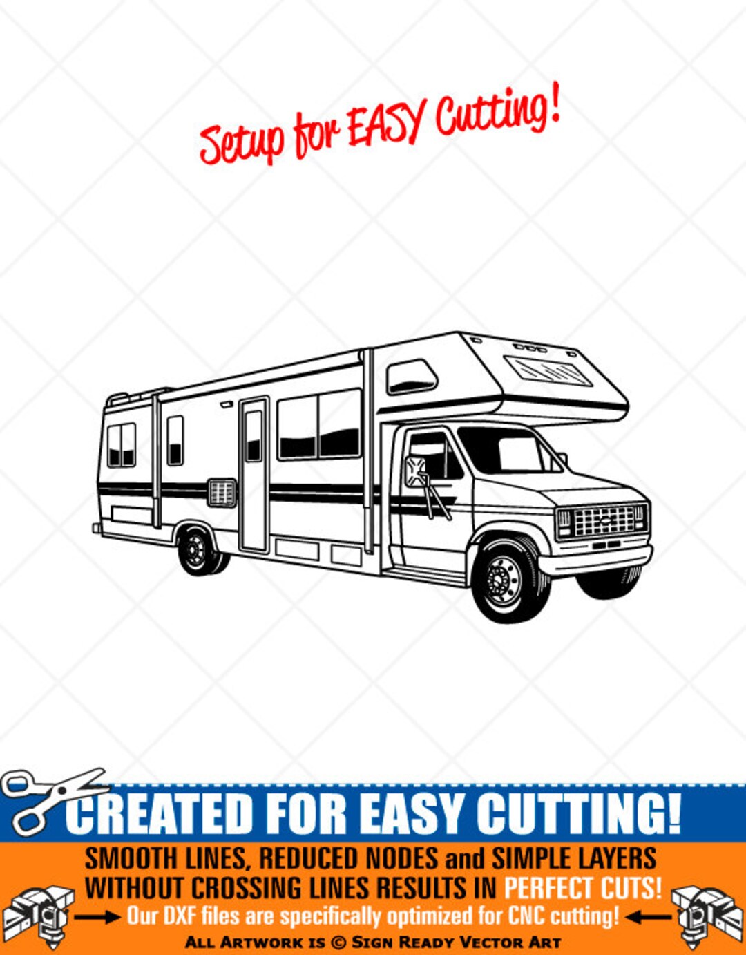 Motorhome SVG Clipart-vector Clip Art Graphics-digital Download Image ...