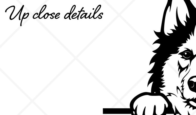 Peeking SIBERIAN HUSKY Dog Clipart-Vector Clip Art | Etsy