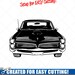 PONTIAC GTO 1967 Clipart -vector Clip Art Graphics-digital Download-cut ...