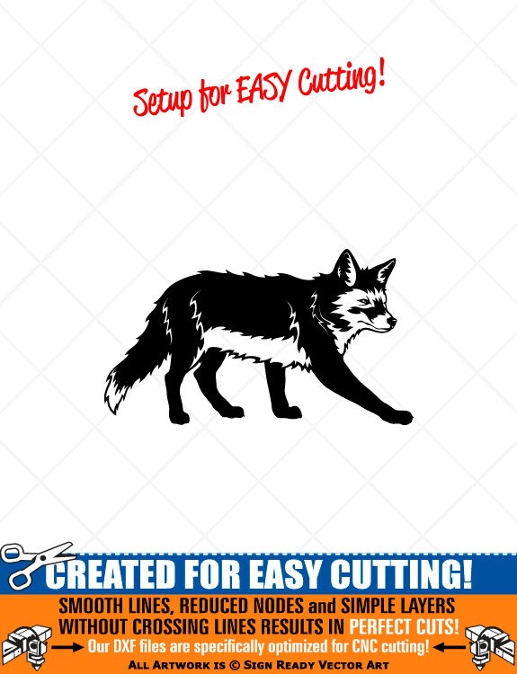 RED FOX Clipart-Vector Clip Art Graphics-Digital Download | Etsy