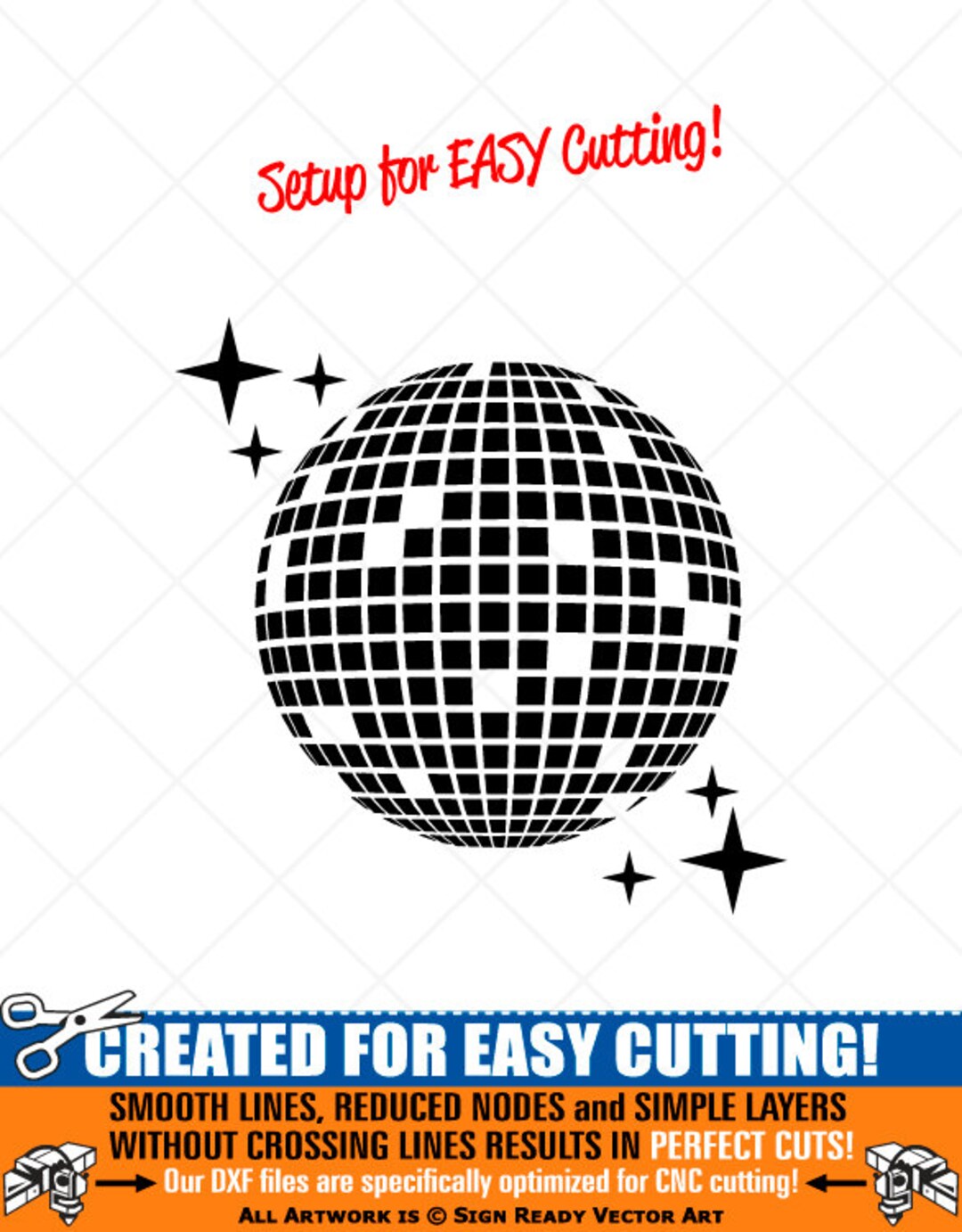 Disco Ball SVG Clipart-vector Clip Art Graphics-digital Download Image ...