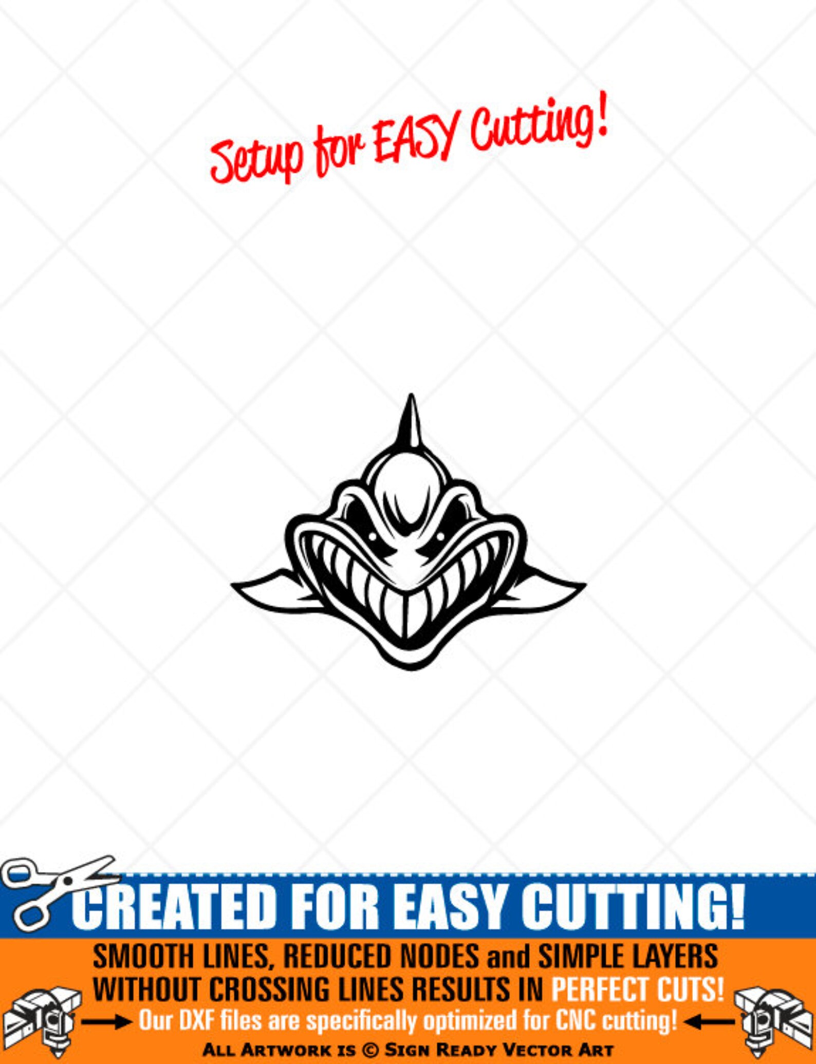 SMILING Fish-fishing Clipart-vector Clip Art Graphics-digital - Etsy