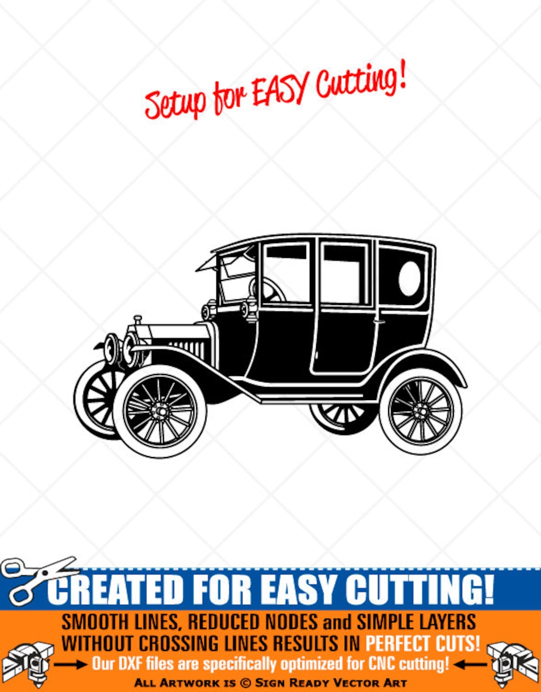 Ford Model-t Sedan 1920 SVG Clipart-vector Clip Art Graphics-digital ...