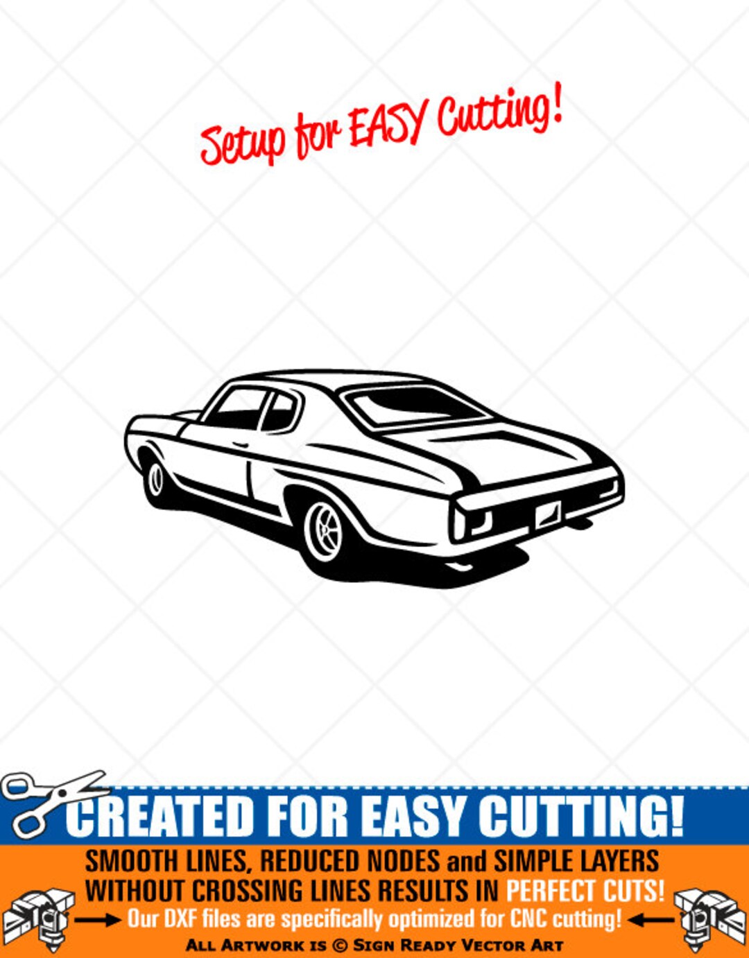 Chevy-chevrolet Chevelle 1970 SVG Clipart-vector Clip Art Graphics ...