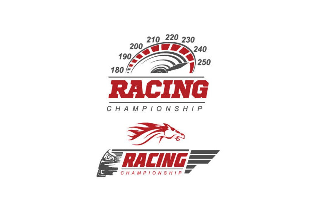 RACING Clipart -vector Clip Art Graphics-digital Image Download ...