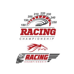 RACING Clipart -vector Clip Art Graphics-digital Image Download ...