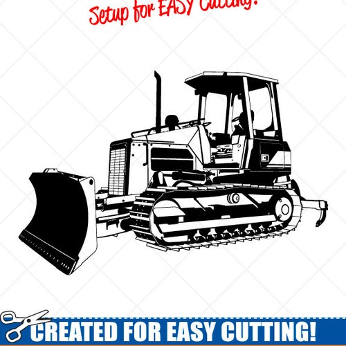 Bulldozer Svg Eps Png Dxf Clipart for Cricut and - Etsy Australia