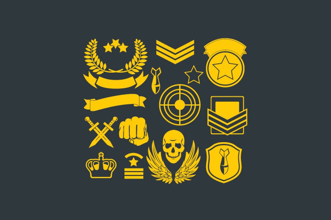 MILITARY Special Unit Patch -badge Clipart-vector Clip Art Graphics ...