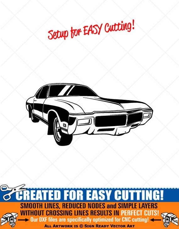 Buick Riviera GS2 1971 Clipart-vector Clip Art | Etsy