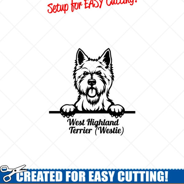 Westie Dxf - Etsy
