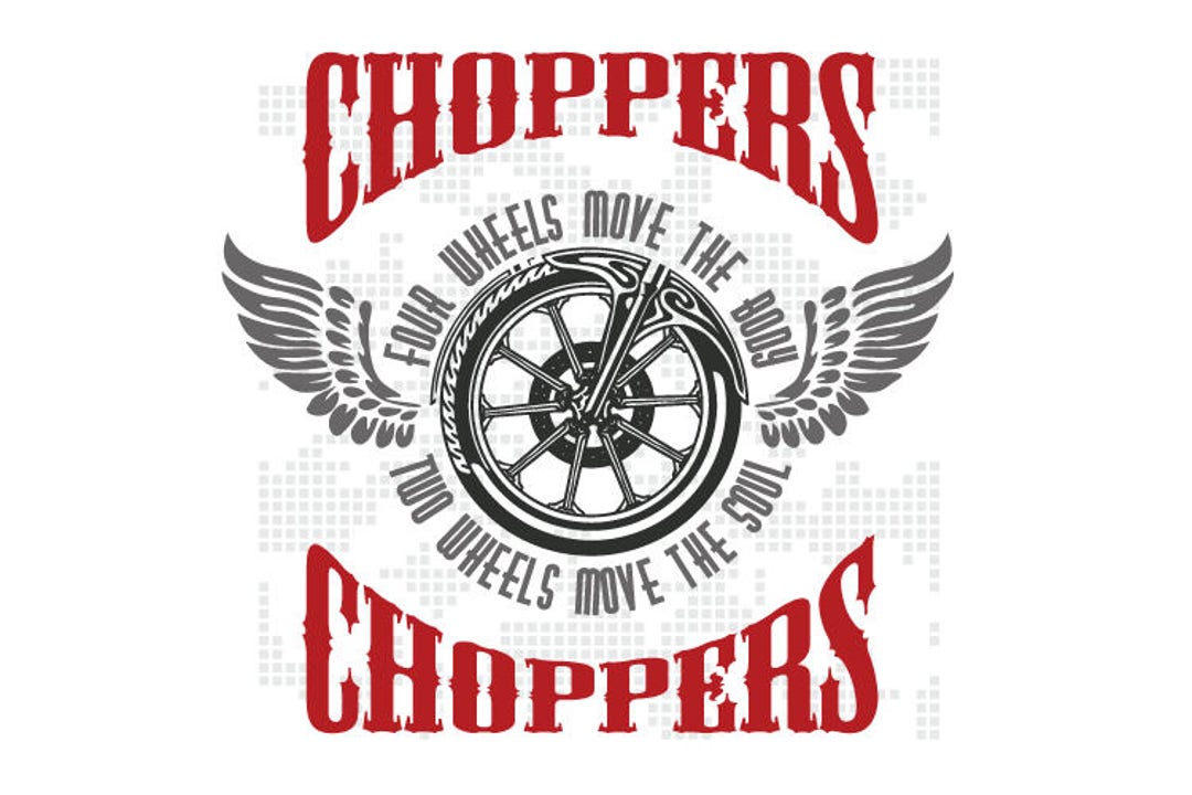 CHOPPER MOTORCYCLE BIKER Clipart-vector Clip Art Graphics-digital ...