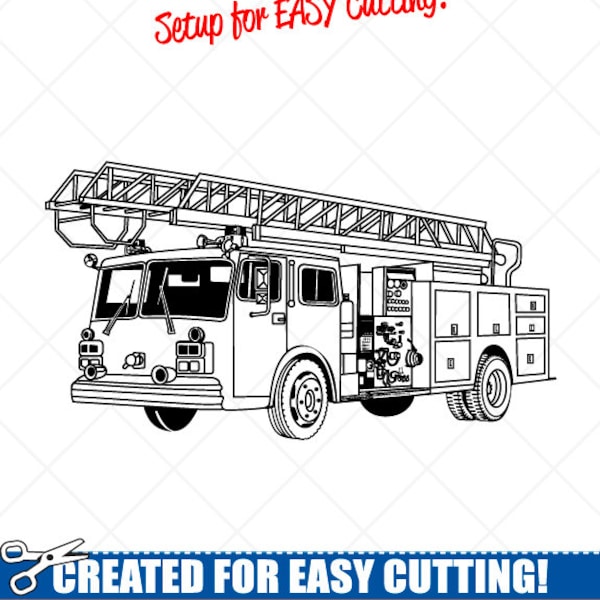 Fire Truck Vinyl - Etsy