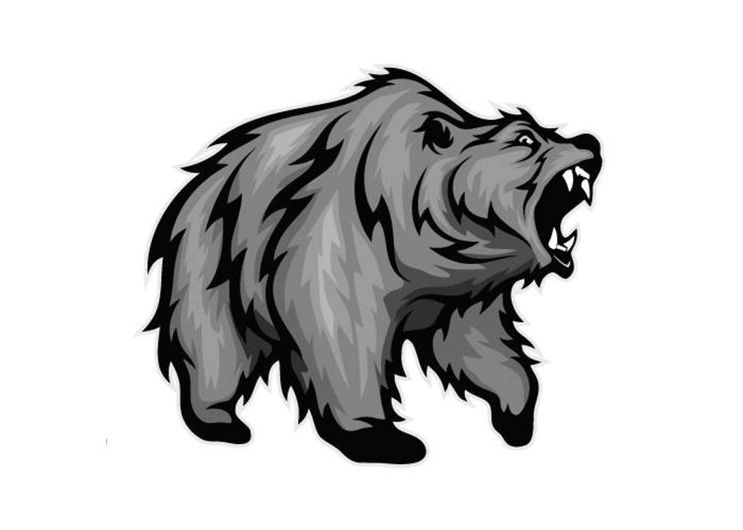 Grizzly Bear Mascot Clipart