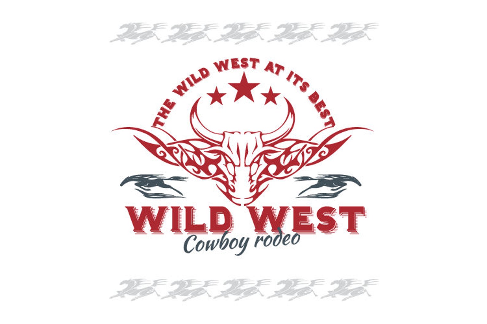 COWBOY RODEO western Clipart-vector Clip Art Graphics-digital - Etsy