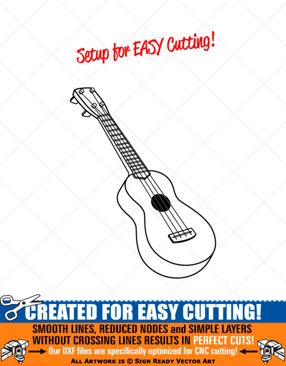 Ukulele SVG Clipart-vector Clip Art-digital Download Image-cut Files ...