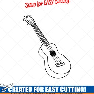 Ukulele SVG Clipart-vector Clip Art-digital Download Image-cut Files ...
