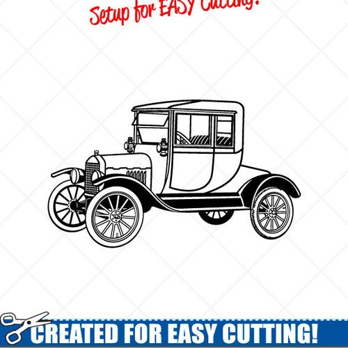 Ford Model-t Highboy Vintage Car Clipart vector Clip Art - Etsy