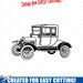 Ford Model-t Highboy Vintage Car Clipart vector Clip Art - Etsy