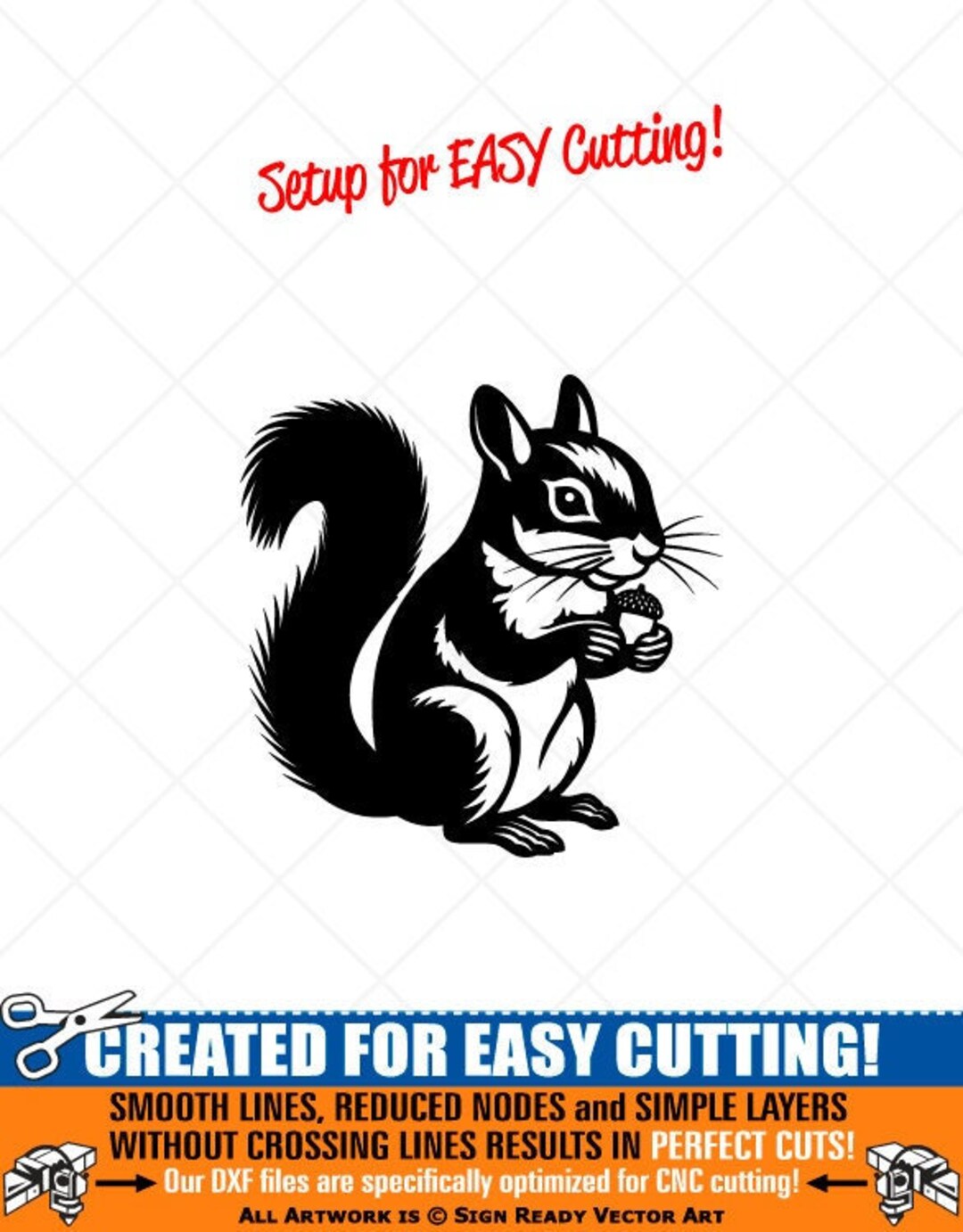 Gray Squirrel Holding a Nut SVG Clipart-vector Clip Art Graphics ...