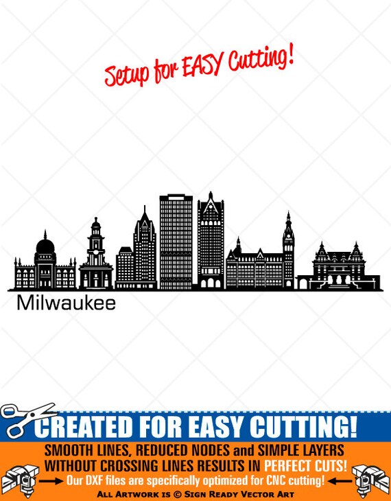 Milwaukee Skyline Vector