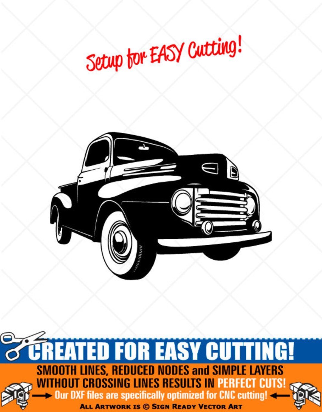 Ford F47 Truck SVG, Clipart-vector Clip Art Graphics-digital Image ...