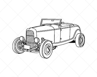 32 ford roadster shirt - Etsy España