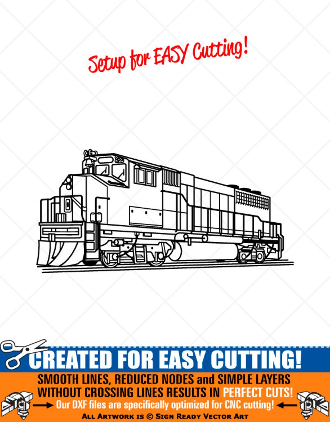 Train Engine SVG, Clipart -vector Clip Art Graphics-digital Download ...