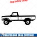 1979 FORD RANGER Truck F250 Clipart-vector Clip Art | Etsy