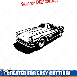 Sunbeam Tiger Car Clipart-vector Clip Art Graphics-digital Download ...