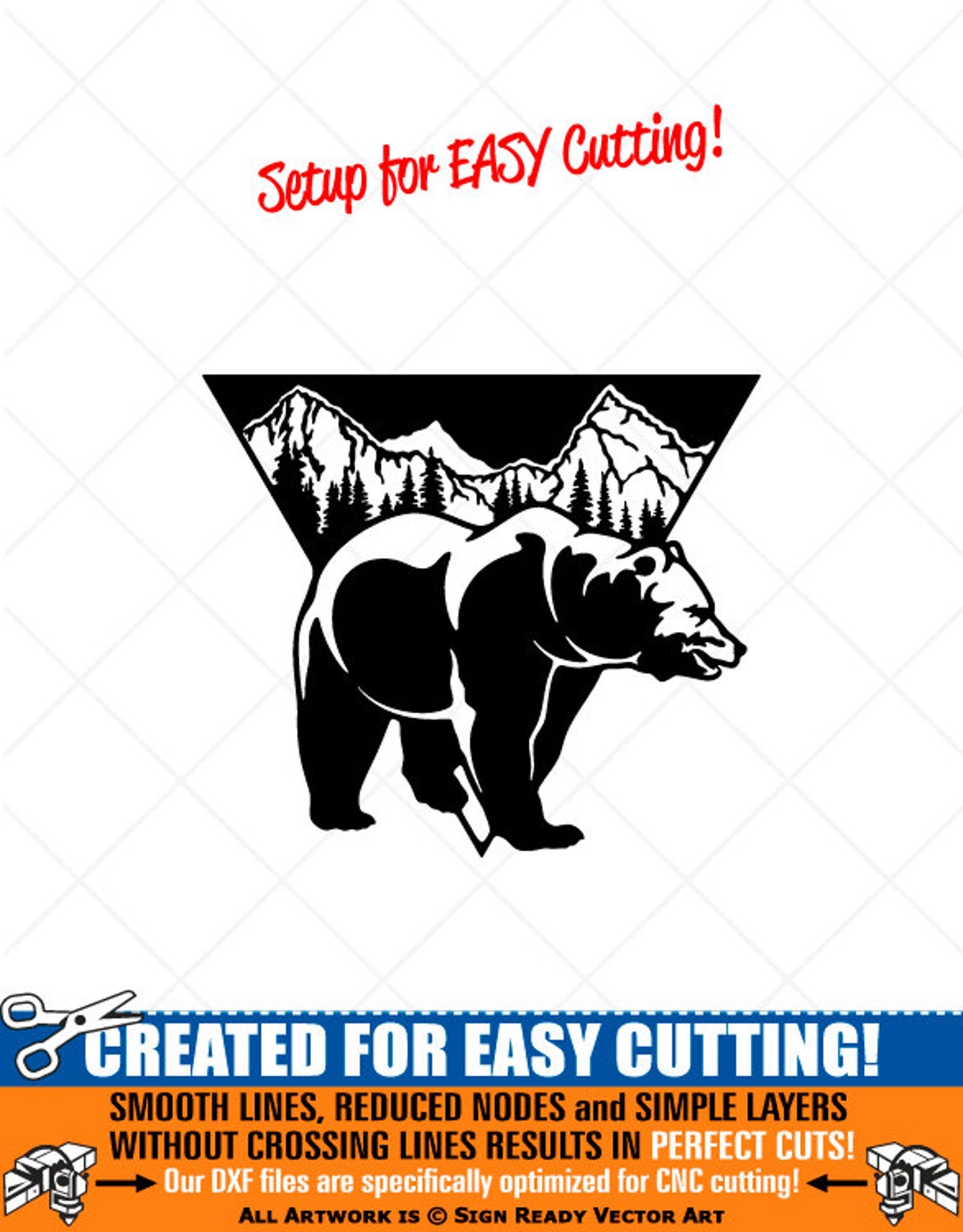 Wildlife Vector Stencil Designs