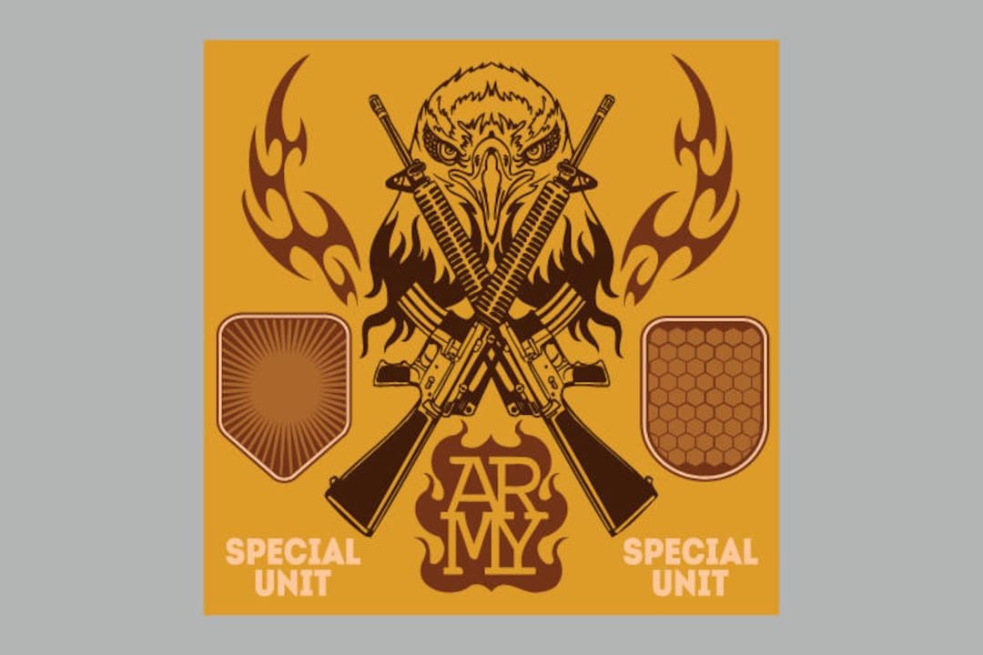 ARMY Special Unit Military Clipart-vector Clip Art Graphics-digital ...