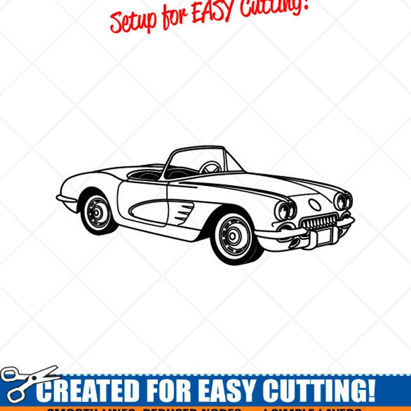 Corvette Svg - Etsy