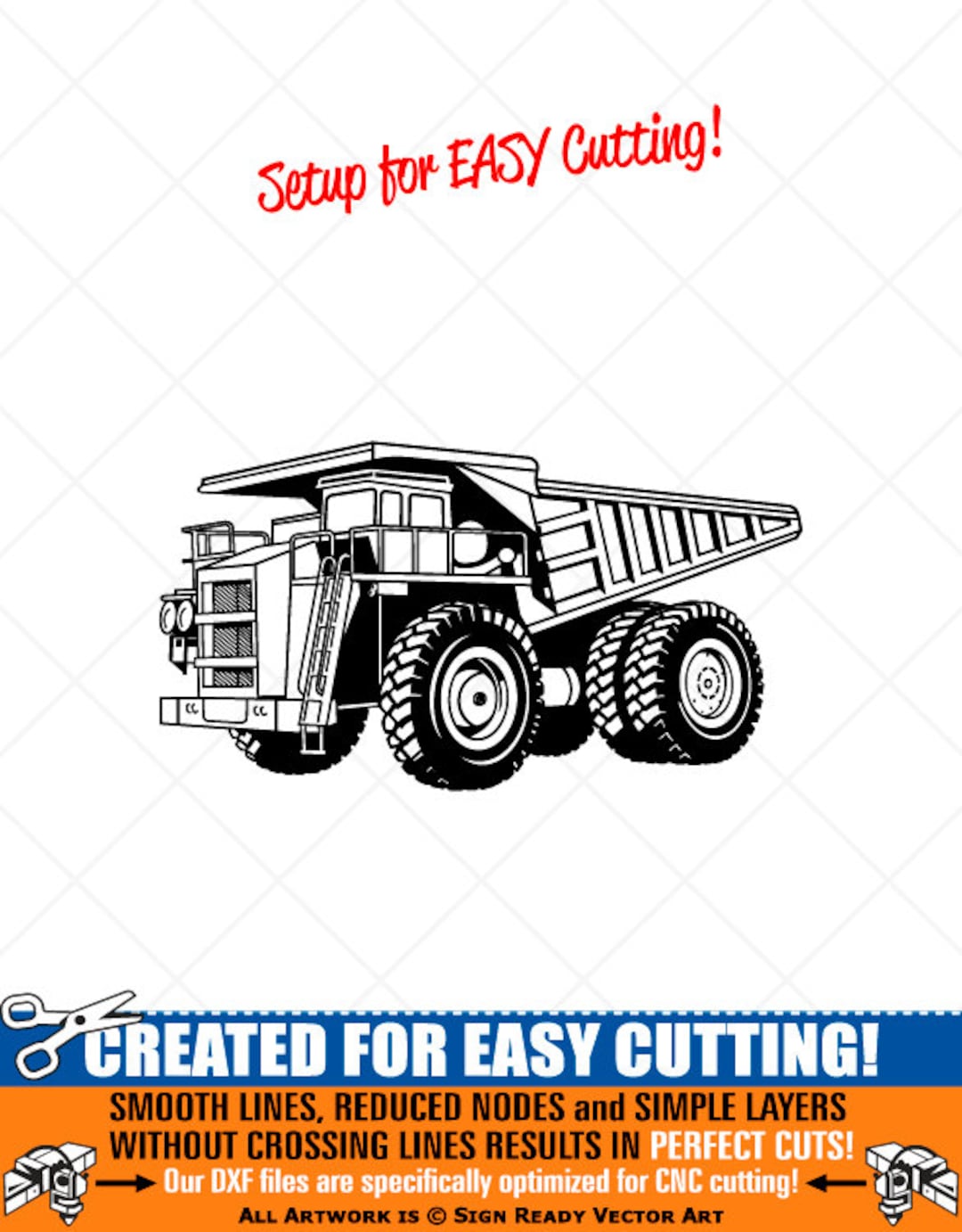 Quarry Haul Truck SVG Clipart-vector Clip Art Graphics-digital Download ...