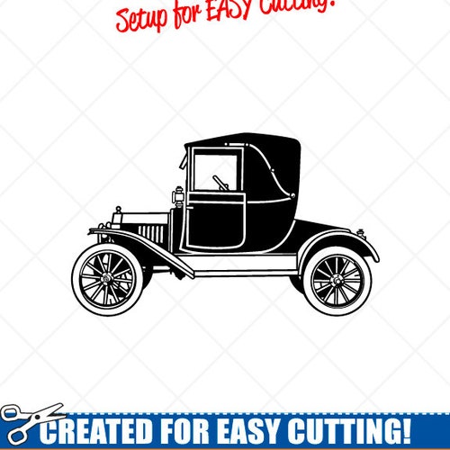 Ford Model-t Highboy Vintage Car Clipart vector Clip Art - Etsy