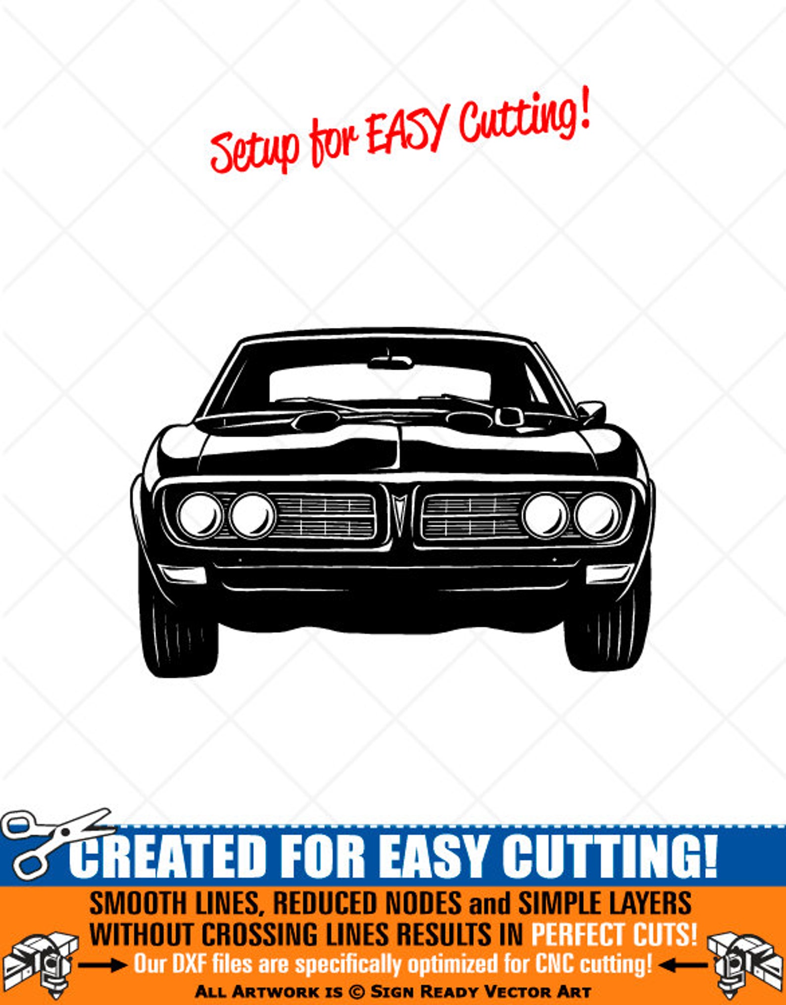 PONTIAC FIREBIRD 1968 Clipart-Vector Clip Art Graphics-Digital - Etsy ...