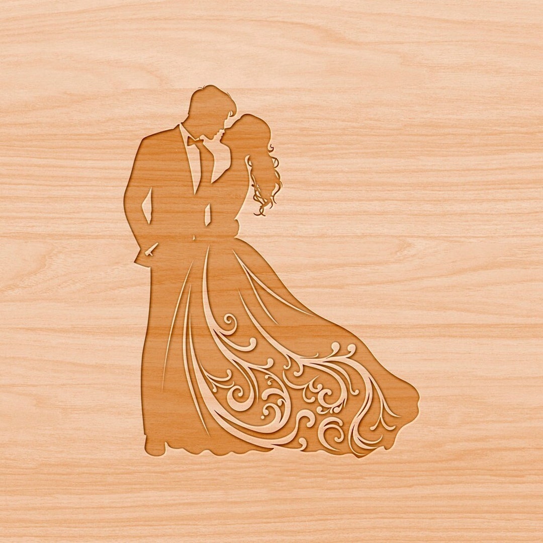 Wedding Couple SVG Clipart-vector Clip Art Graphics-digital Download ...