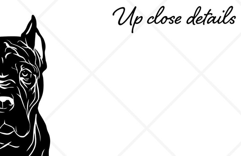 CANE CORSO Dog Clipart-vector Clip Art Graphics-digital Download Image ...