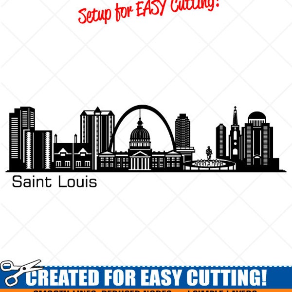 Saint Louis Skyline - Etsy