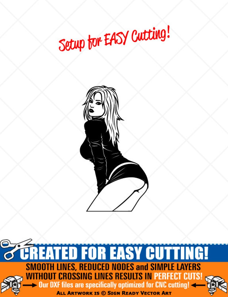 Sexy Woman Girl Clipart Vector Clip Art Graphics Digital Etsy