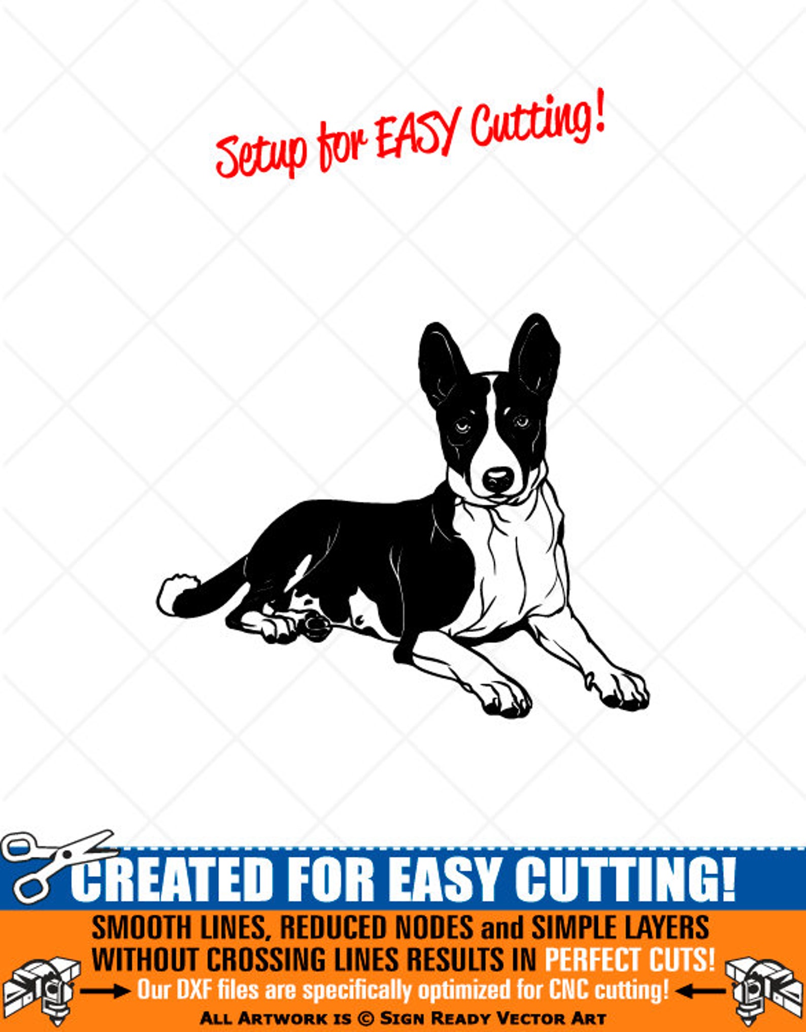 Lying BASENJI Dog Clipart-vector Clip Art Graphics-digital - Etsy Hong Kong
