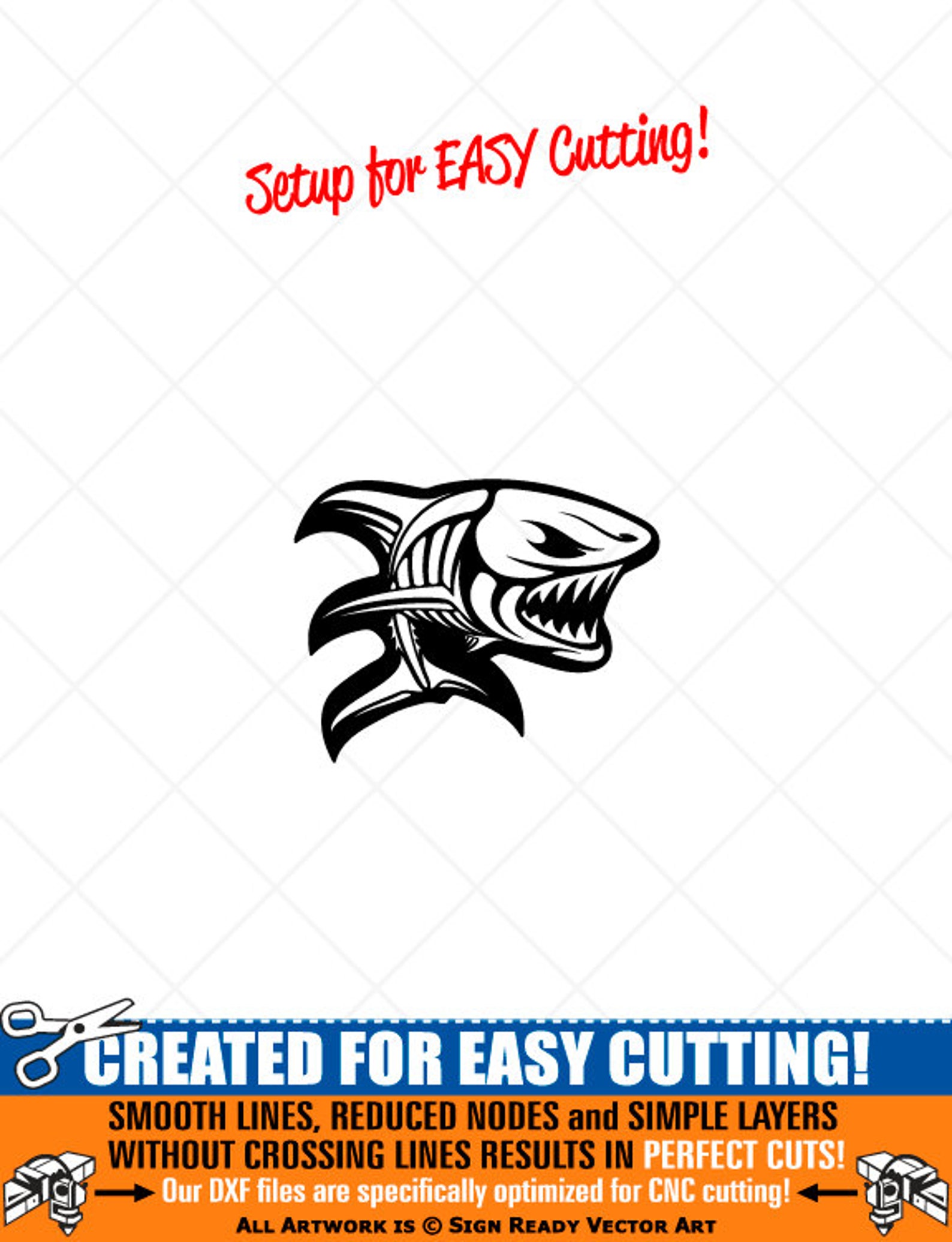 SKELETON-BONE Shark Fish Clipart-vector Clip Art | Etsy