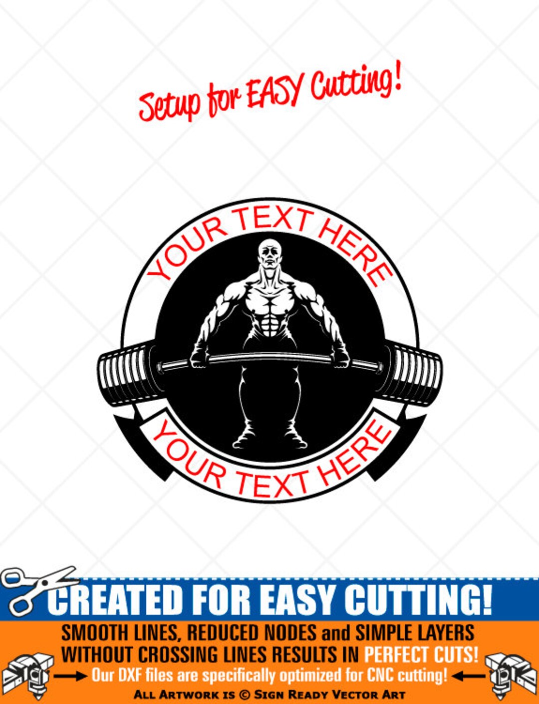 BODYBUILDING BODYBUILDER Template-clipart-vector Clip Art Graphics ...