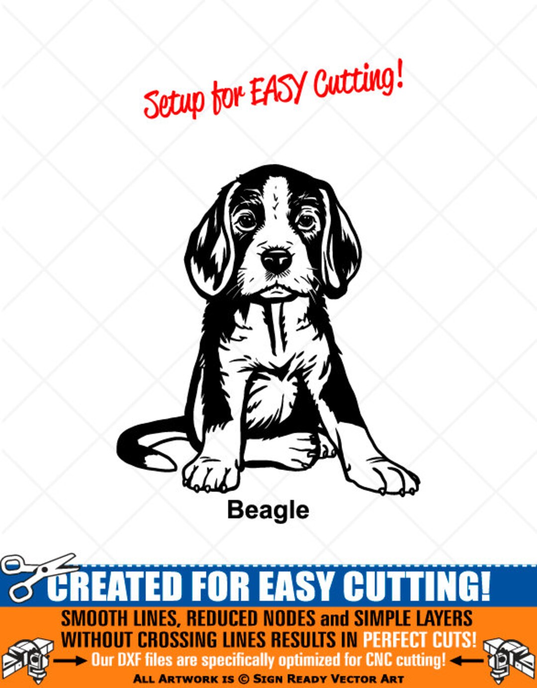 BEAGLE Puppy DOG Clipart-vector Clip Art Graphics-digital Download ...