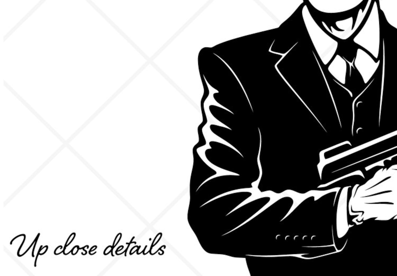 Mafia Gangster Clipart-vector Clip Art Graphics-digital - Etsy