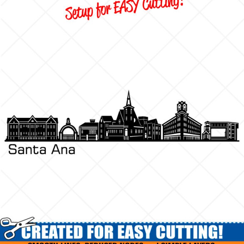 Santa Ana Logo Svg - Etsy