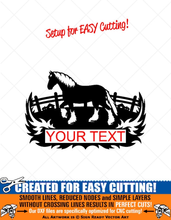 FARM LIFE Horse Stencil Clipart-vector Clip Art | Etsy