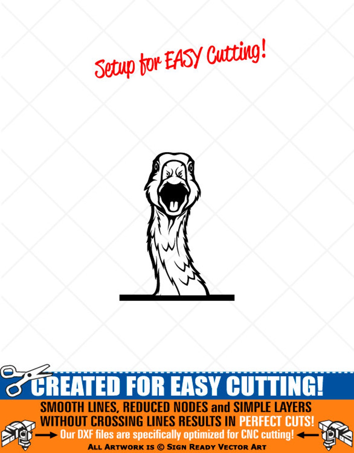 Peeking GOOSE Clipart-vector Clip Art Graphics-digital - Etsy Canada