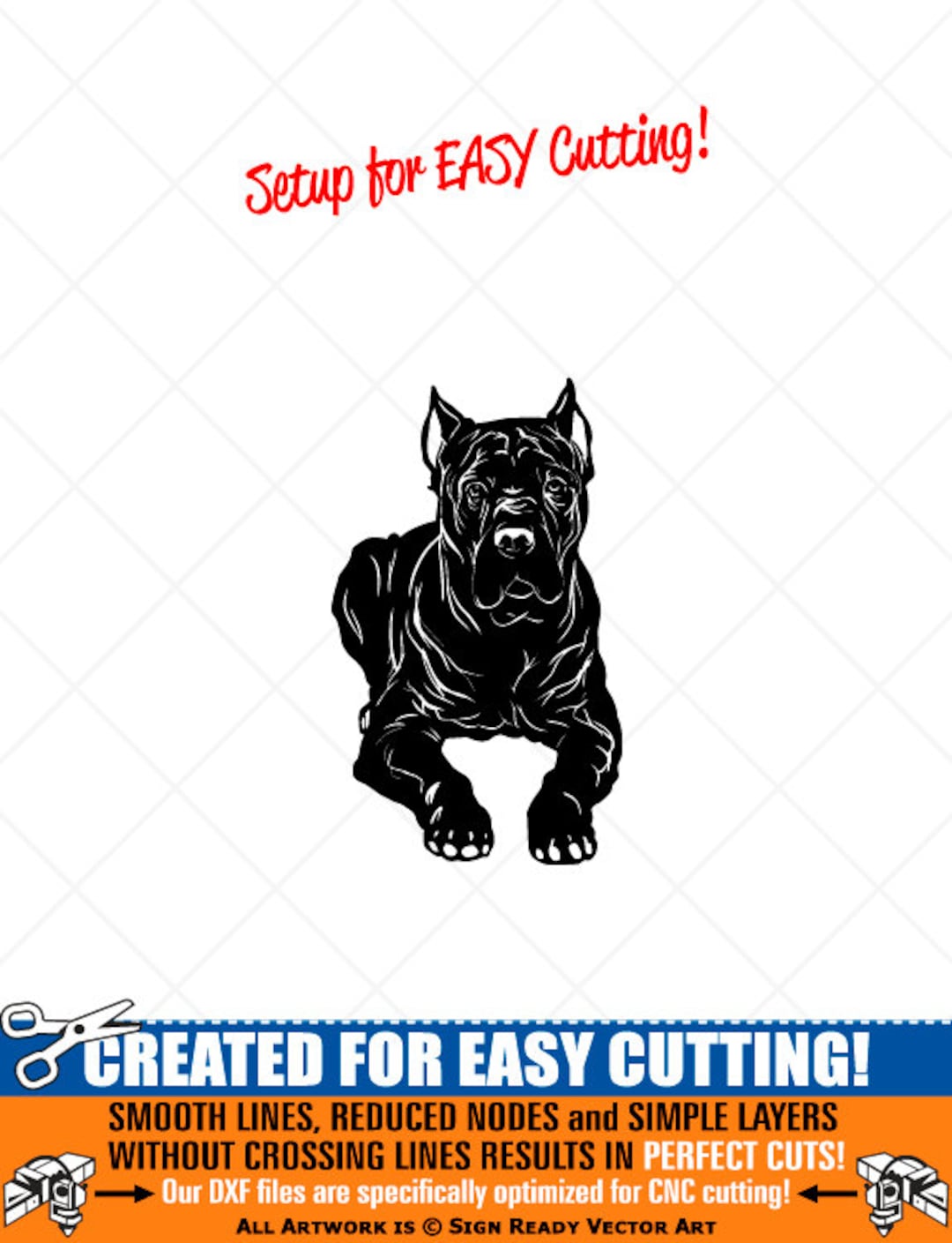 CANE CORSO Dog Clipart-vector Clip Art Graphics-digital Download Image ...