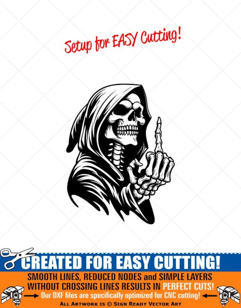 Grim Reaper SVG Clipart-vector Clip Art-download Image-cut Files ...